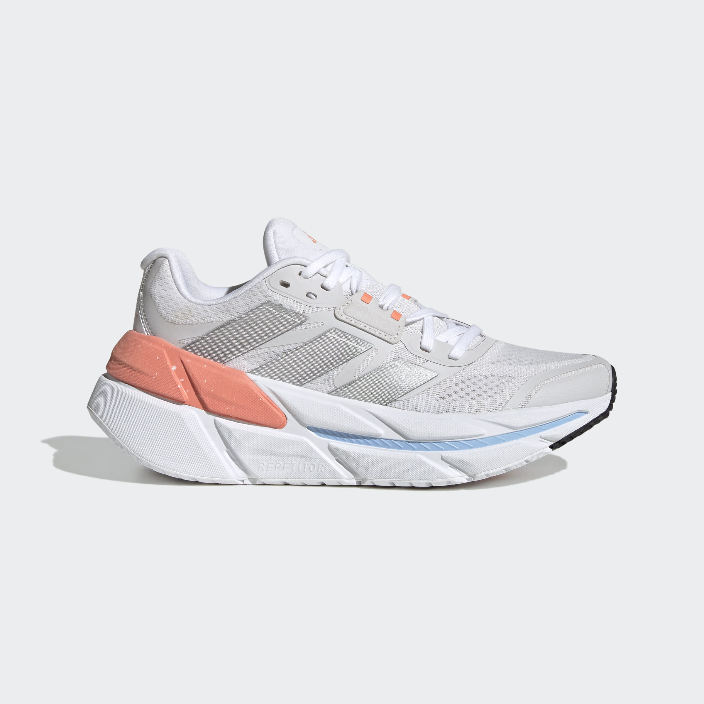 adidas Womens adistar CS - Ftwr White/Silver Met./Coral Fusion - Womens ...