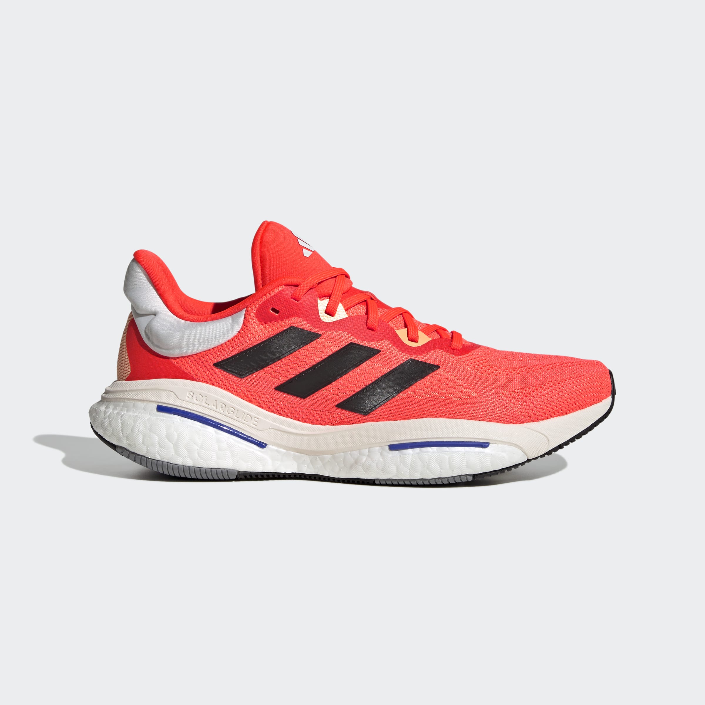 adidas SOLARGLIDE 6 Shoes Solar Red / Core Black / Lucid Blue Mens ...