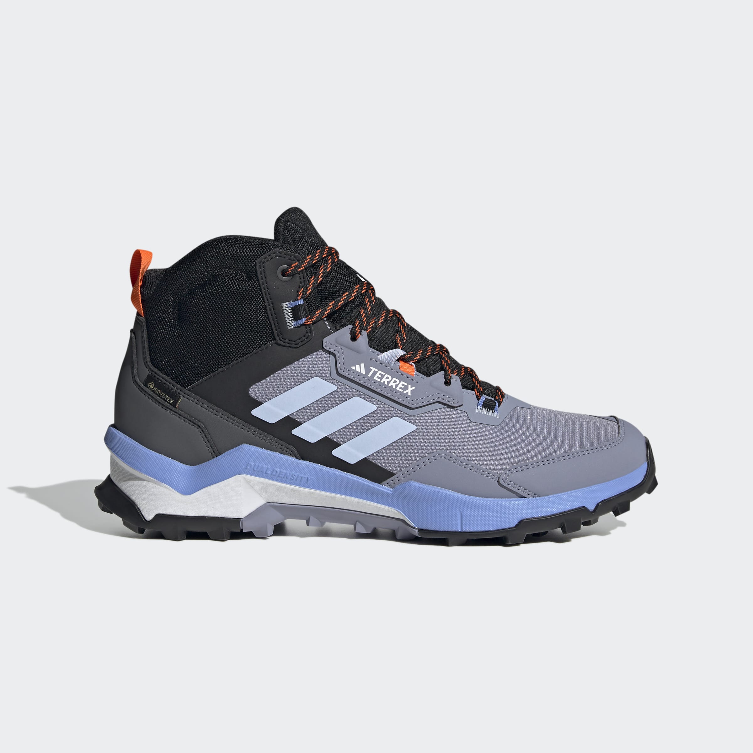 adidas Terrex AX4 Mid GORE-TEX Hiking Shoes Silver Violet / Blue Dawn ...