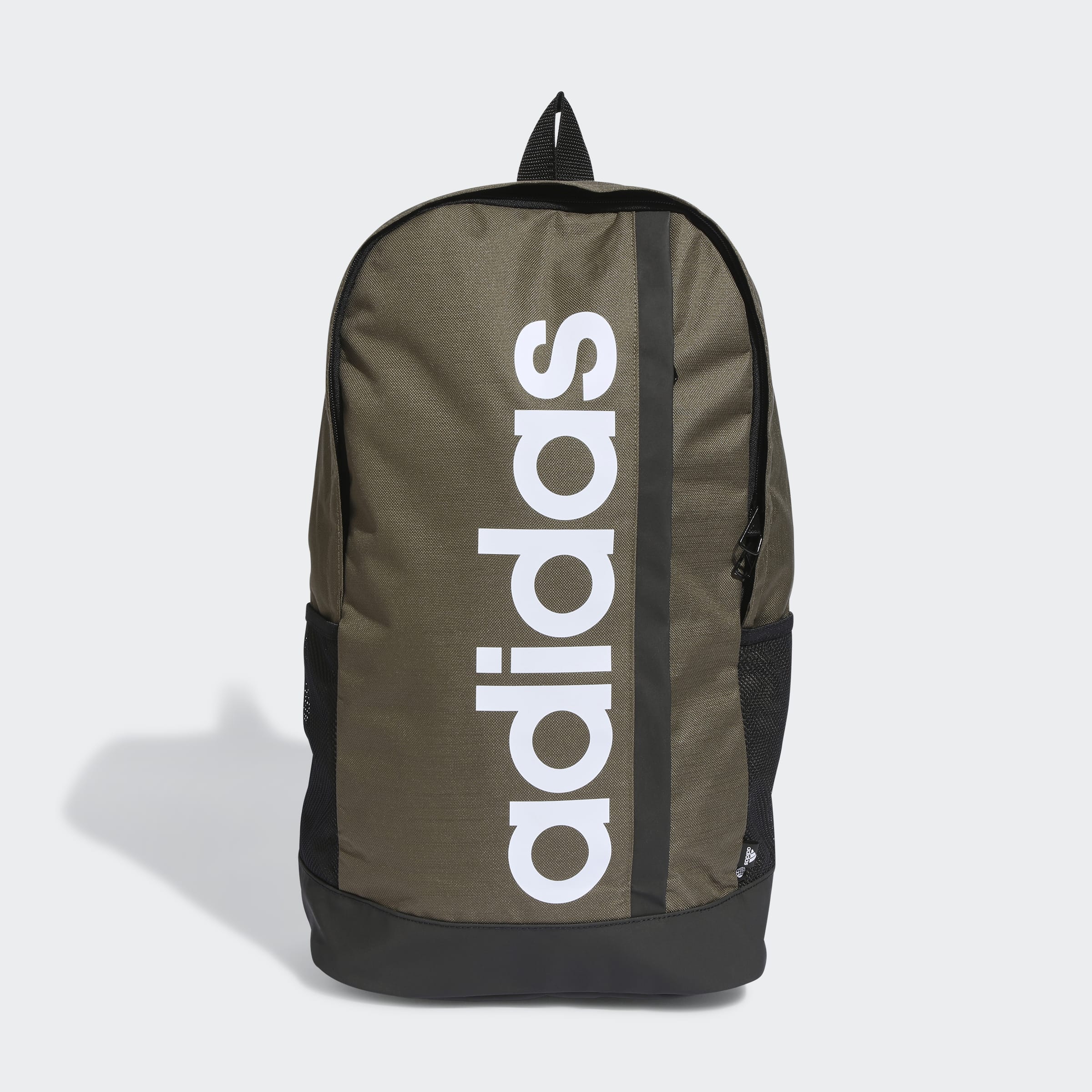 adidas Essentials Linear Backpack Olive Strata / Black / White Bags ...