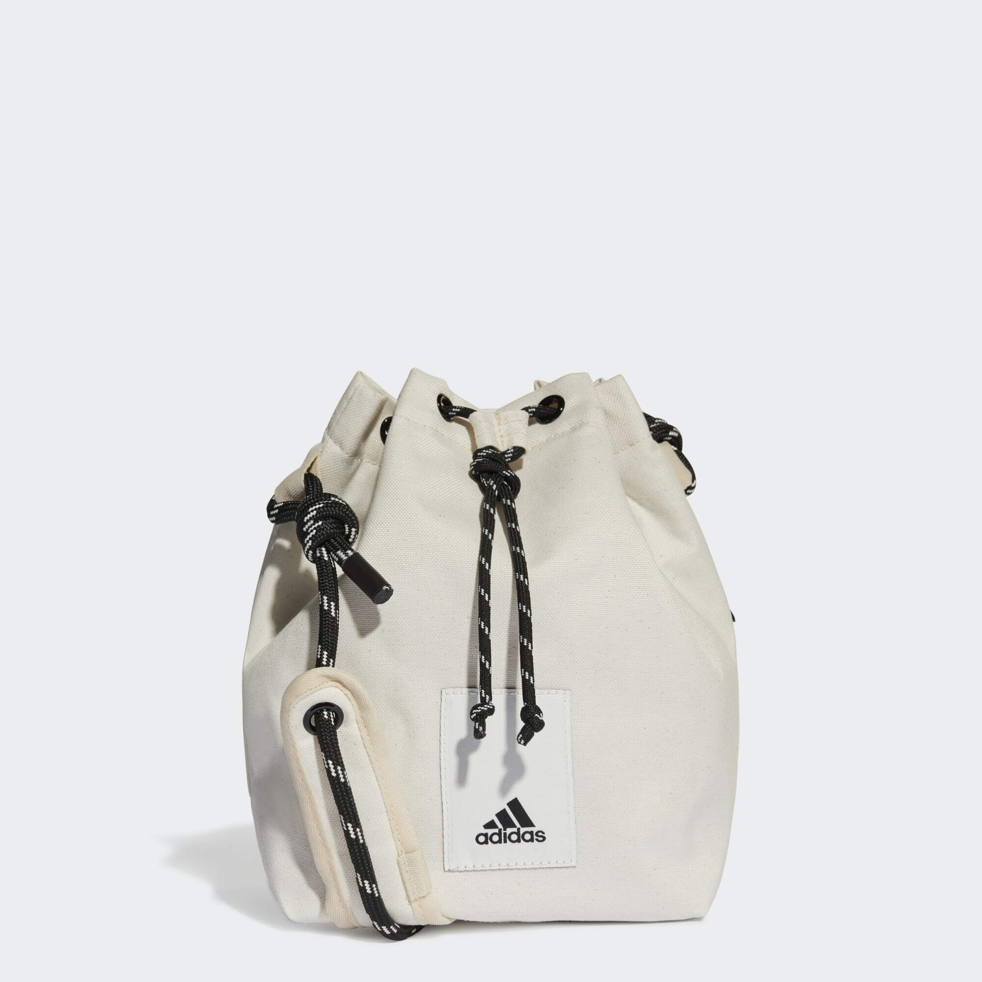 adidas Sportswear Bucket Shoulder Bag - Non-Dye/Off White/Black - Bags ...