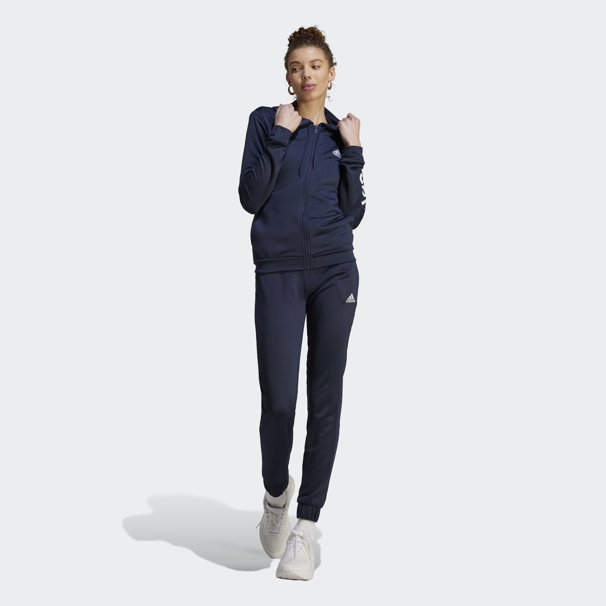 adidas Linear Tracksuit Legend Ink Womens Clothing | Pro:Direct Rugby
