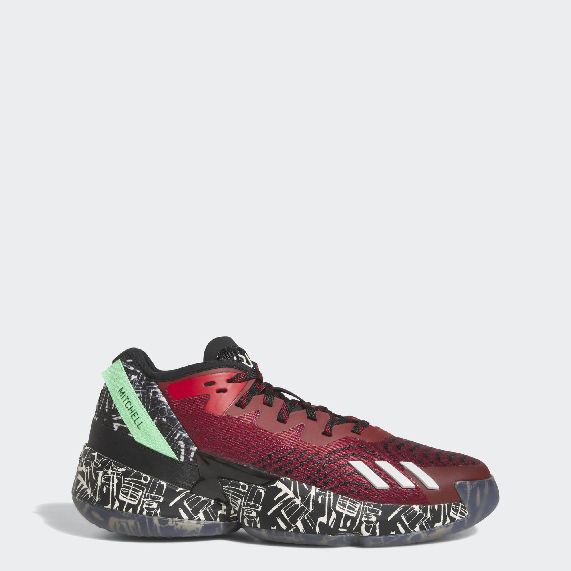 adidas D.O.N. Issue 4 Shoes Better Scarlet / Core Black / Off White ...