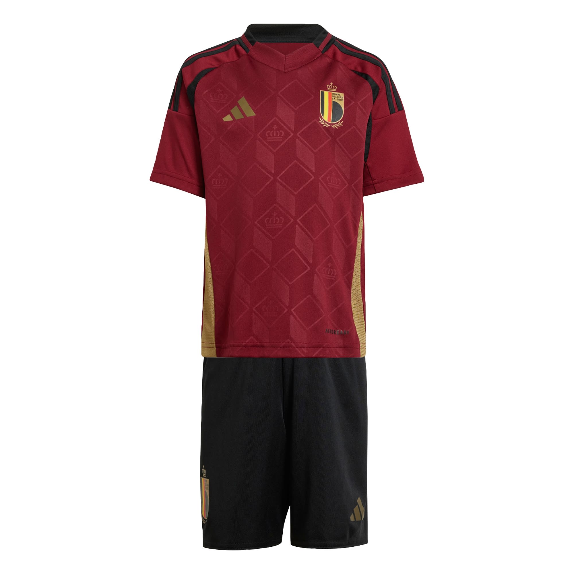 adidas Kids Belgium 24 Home Mini Kit - Junior Clothing | Pro:Direct Soccer