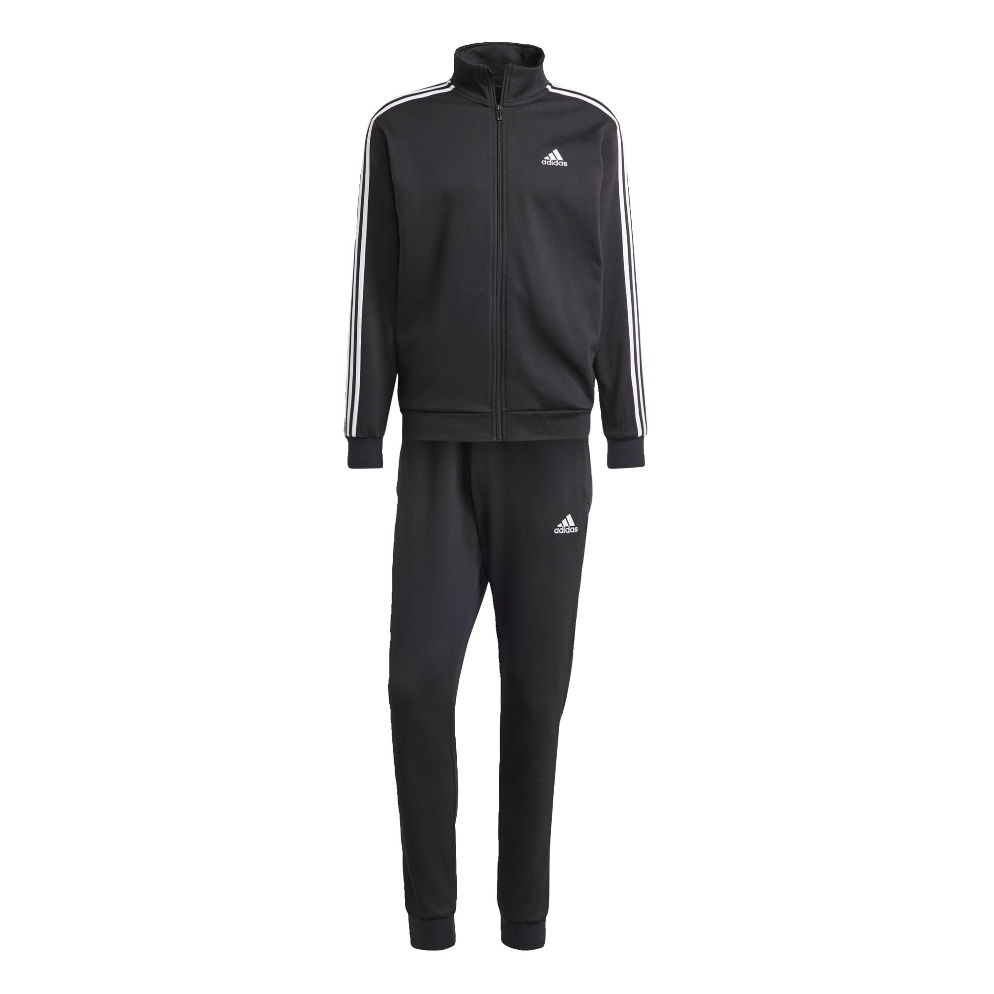adidas Men Basic 3-Stripes Fleece Track Suit - Mens Clothing | Pro ...
