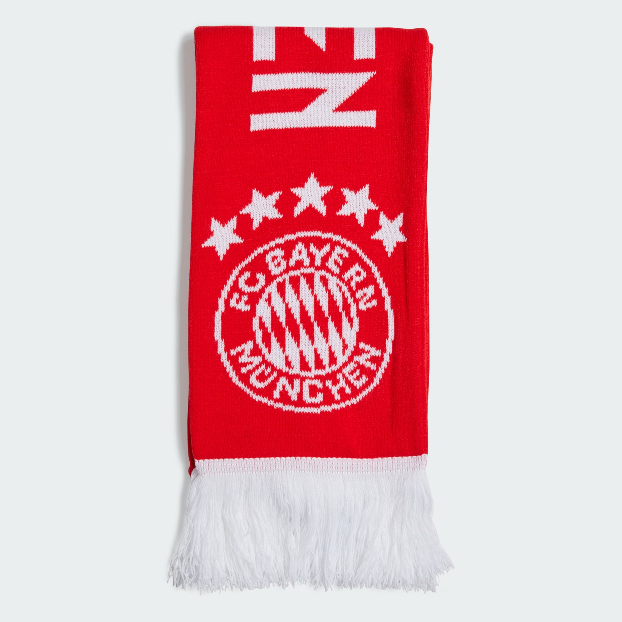 adidas Unisex FC Bayern Scarf Red / White - Accessories | Pro:Direct Soccer