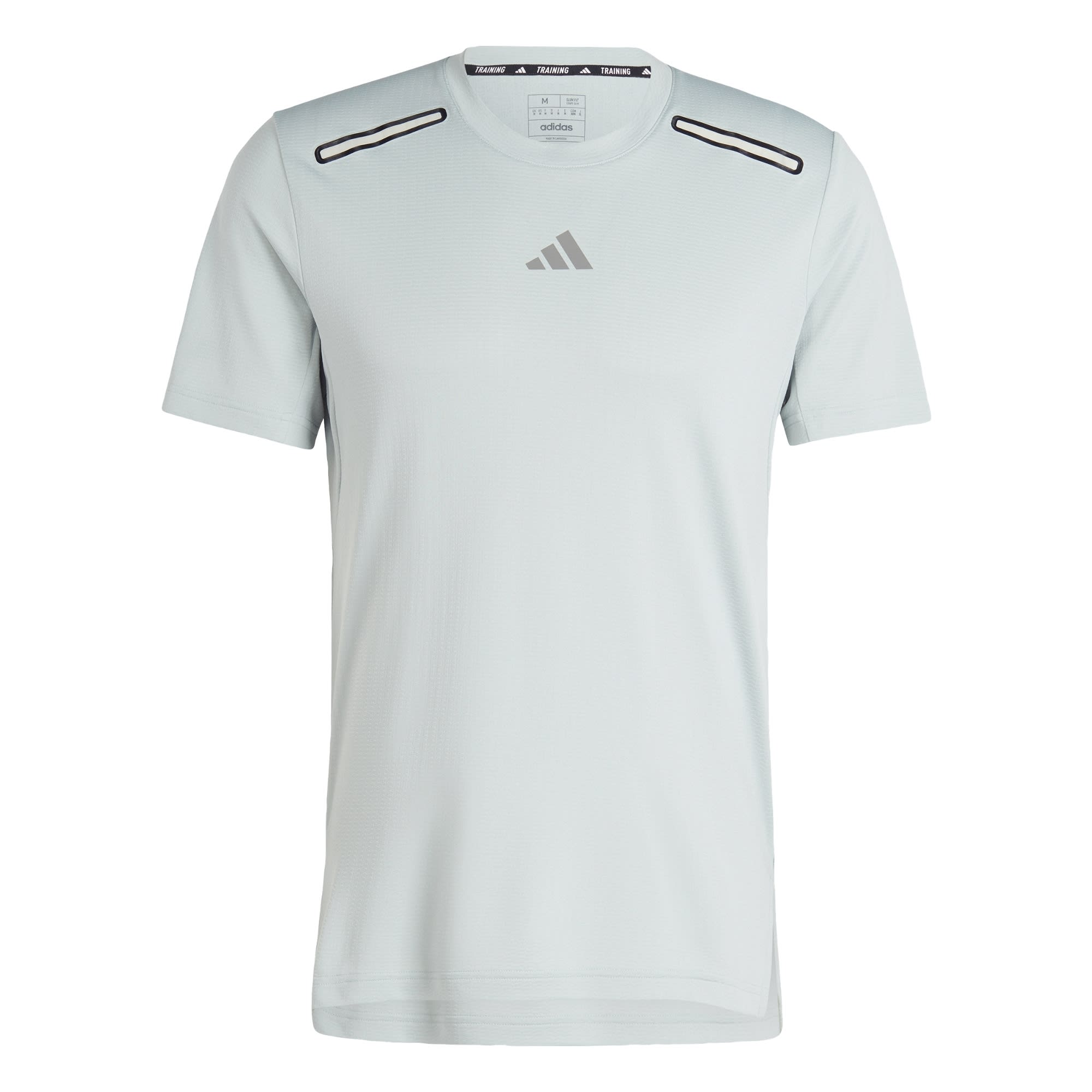 adidas HEAT.RDY HIIT Elevated Training T-Shirt Wonder Silver Mens ...