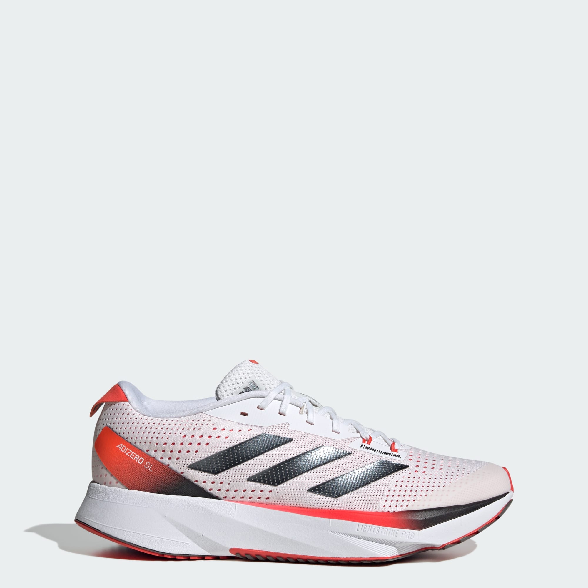 adidas adizero SL - Cloud White/Core Black/Bright Red - Mens Shoes ...