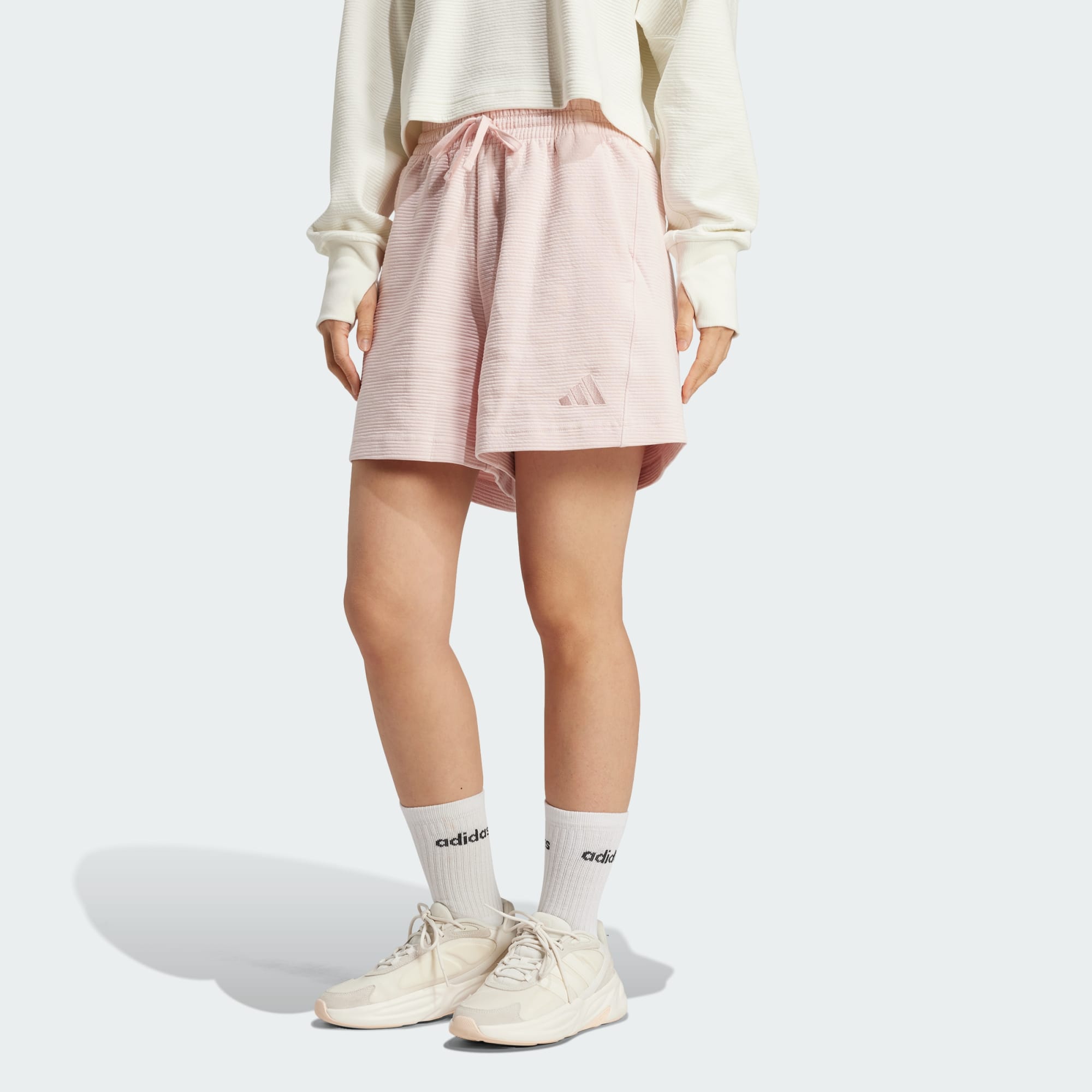 adidas Women ALL SZN Rib Shorts - Womens Clothing | Pro:Direct Running