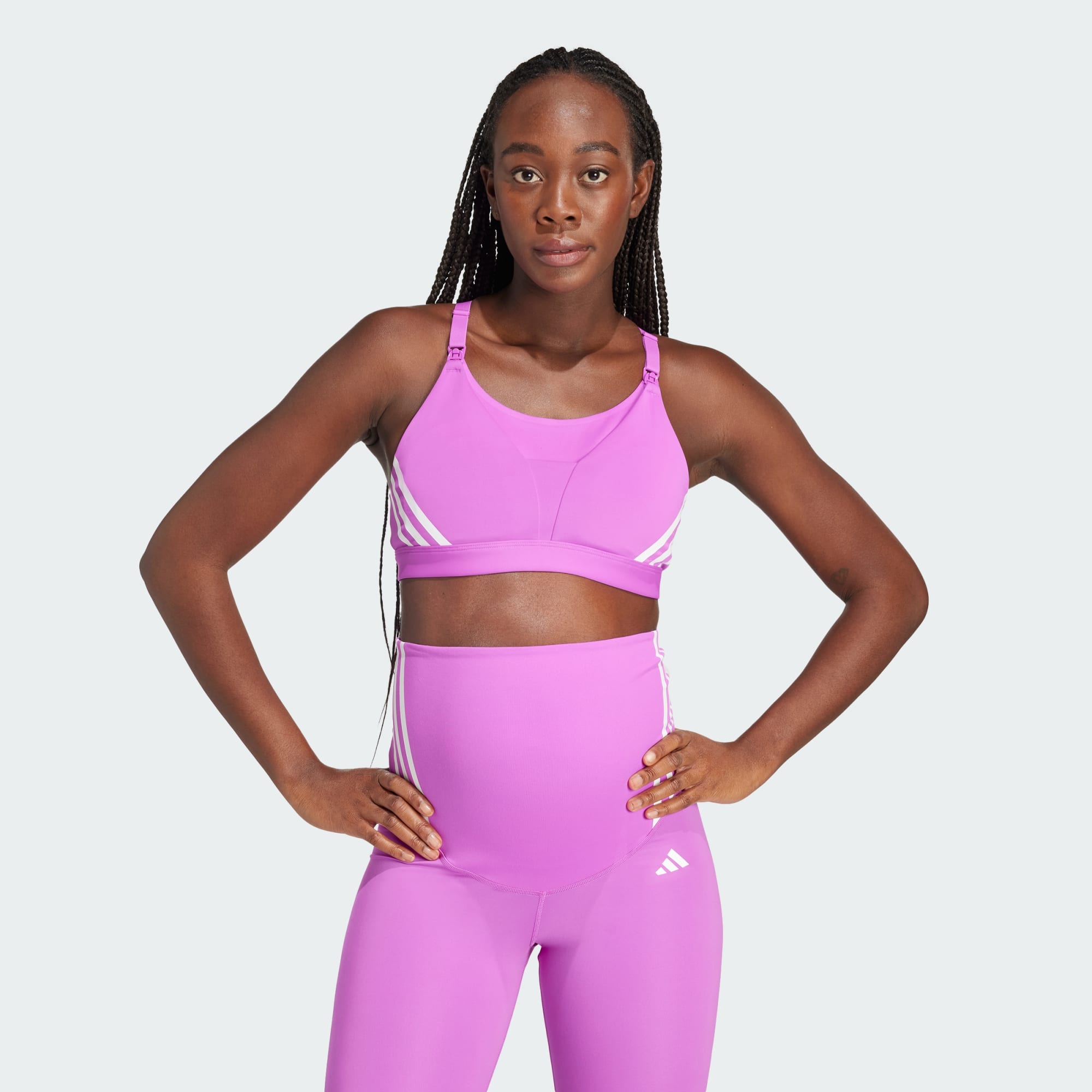 adidas Women Powerimpact Luxe Medium-Support Maternity Bra - Womens ...