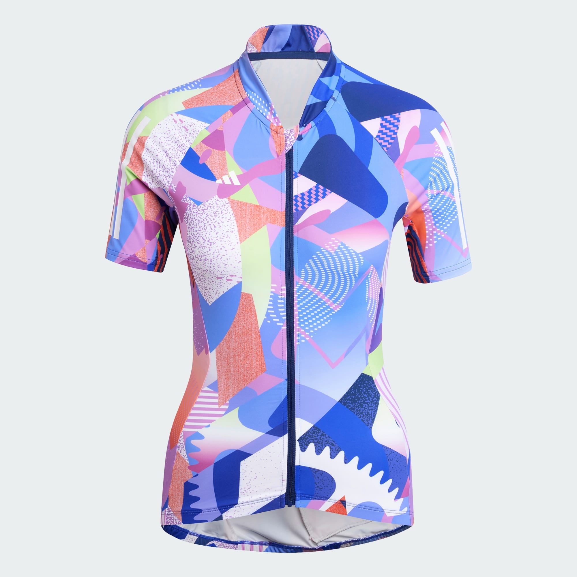 adidas Women Essentials 3-Stripes Pattern Clash Cycling Jersey - Womens ...