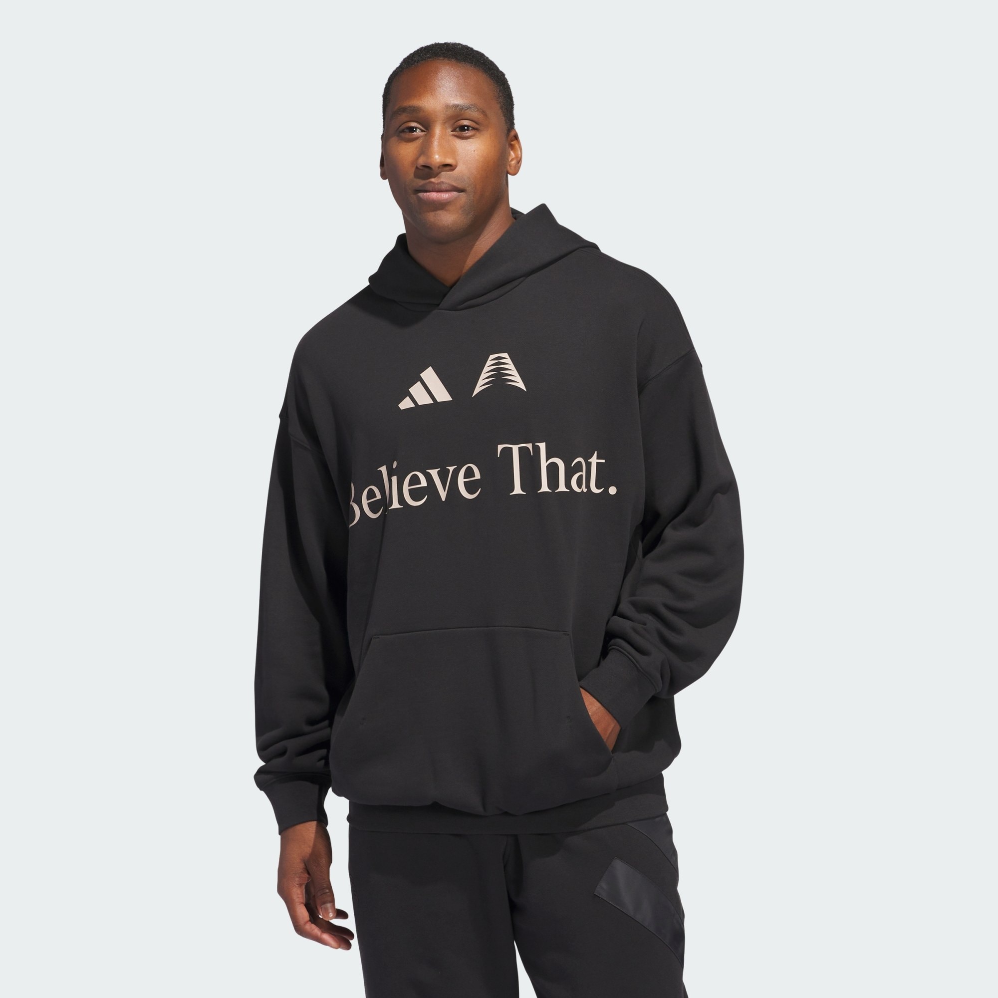 adidas Originals Men Anthony Edwards Believe That Hoodie - Mens Clothing