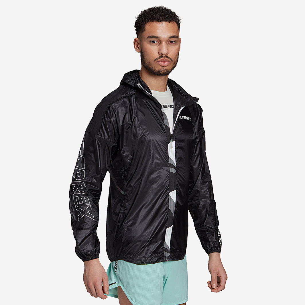 adidas Terrex Agravic Pro WIND.RDY Windbreaker Black Mens Clothing