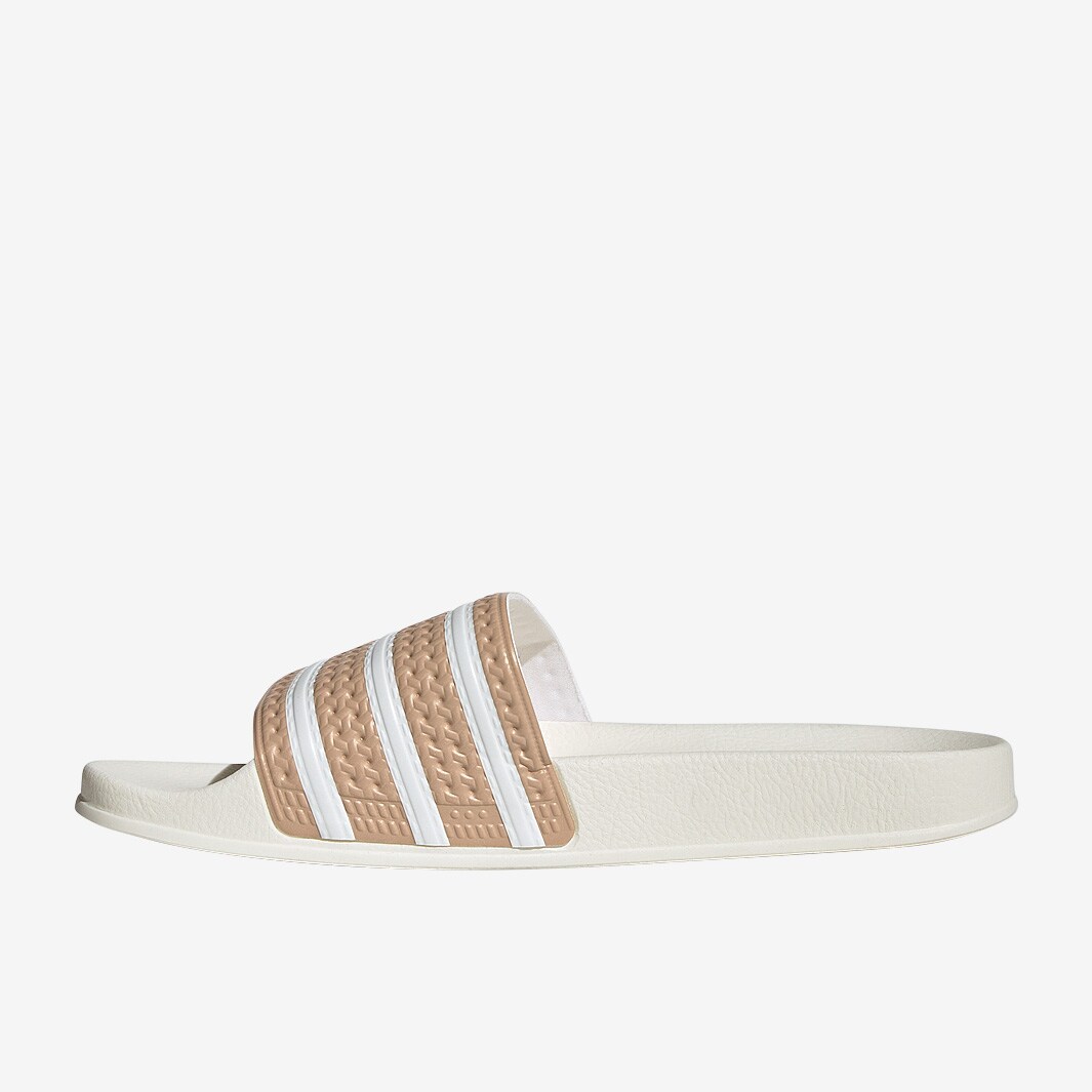 adidas Originals Adilette Slides - Magic Beige/Cloud White/Off White ...