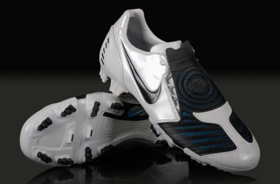 Football Boots - Nike Total 90 - Strike II - Firm Ground - Swan / Black ...