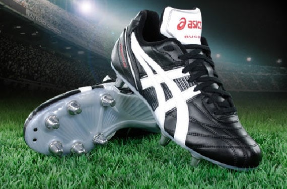 Asics Rugby Boots -Tiger Seed - Soft Gorund - Black / White / Red | Pro ...