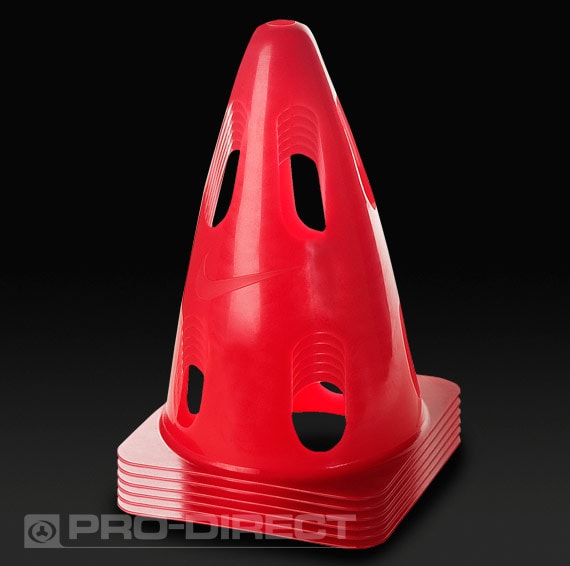 Nike Pylon Training Cones - Coaching Aids - Red | Pro:Direct Soccer