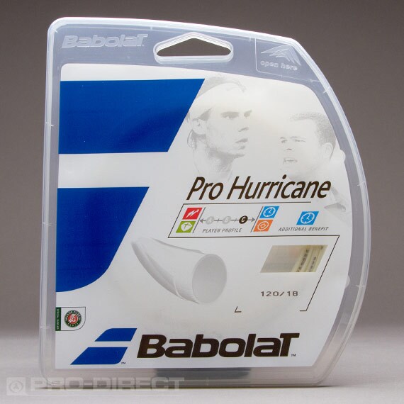 Babolat Pro Hurricane 12M 120/18 - Tennis Strings - Natural | Pro ...
