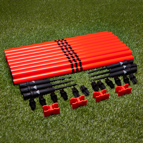 adidas Agility Poles (set of 6) - Football Coaching Aids - Orange-Black ...