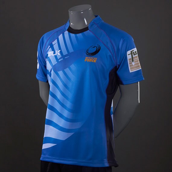BLK Western Force 2014 Home Replica Jersey - Rugby Replica - Blue | Pro ...