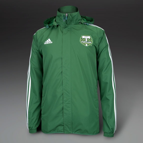 adidas Jacket - adidas Portland Timbers Rain Jacket 2014 - Mens Replica ...