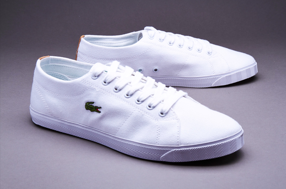 Mens Shoes - Lacoste Marcel EOS - White/White | Pro:Direct Soccer