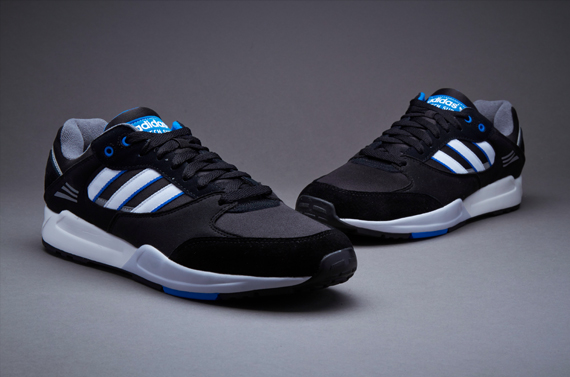 Mens Shoes - adidas Originals Tech Super - Black/Running White/Bluebird