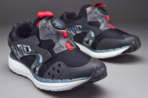 Mens Shoes - Puma Ftr Disc Lite Rugged - Black/Turbulence/Jester Red ...