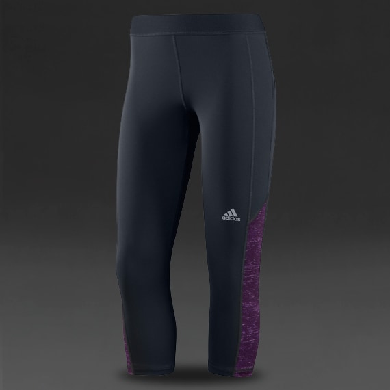 Adidas Techfit Capri Tight Soccer Apparel Nightshade Tri Purple