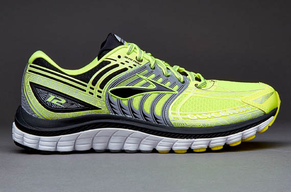 Brooks Glycerin 12 Nightlife - Mens Running Shoes - Nightlife Yellow ...