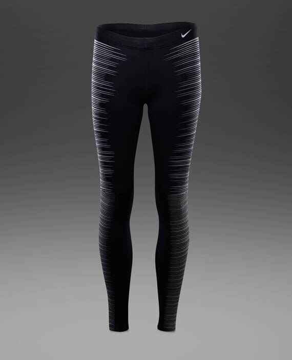 Womens Clothing - Womens Nike Printed Reflective Tights - Black ...