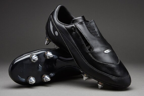 Mens Rugby Boots - Concave Halo + - Soft Ground - Black/Black | Pro ...