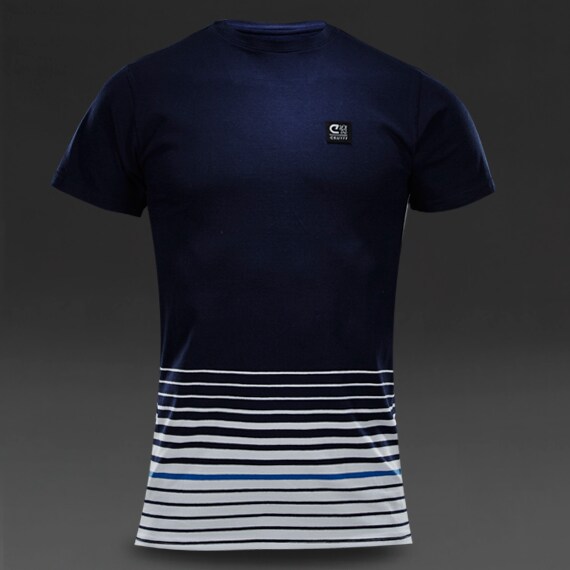Mens Clothing - Cruyff Kasteel Tee - Navy / White | Pro:Direct Soccer