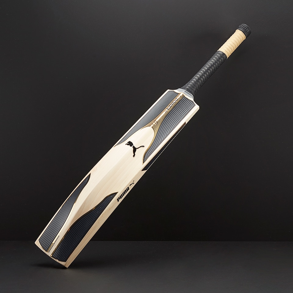 Puma Evo SE Cricket Bat - Natural/ Black/ Gold - Cricket Bats - Elite ...