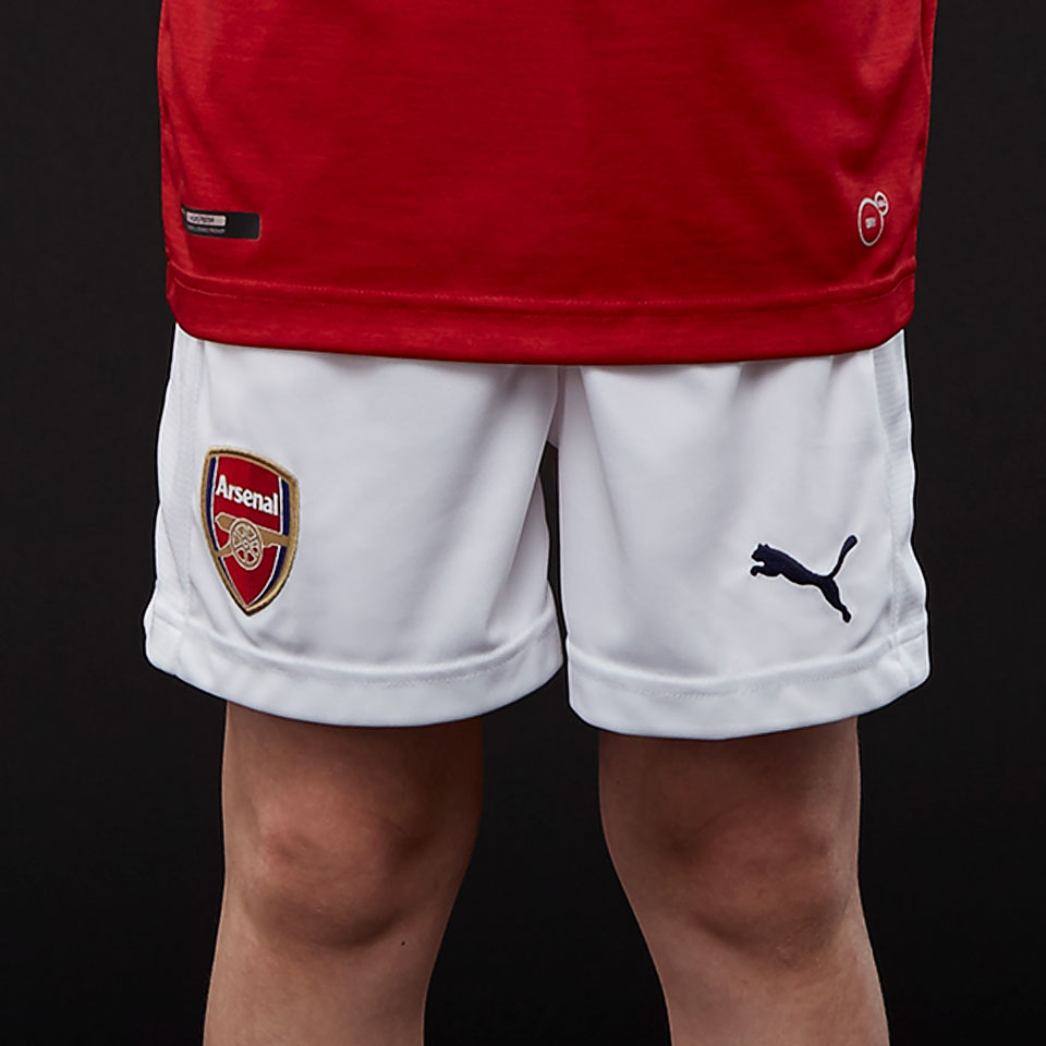 Puma Arsenal FC 2018/19 Kids Home Shorts - Boys Replica - Shorts ...