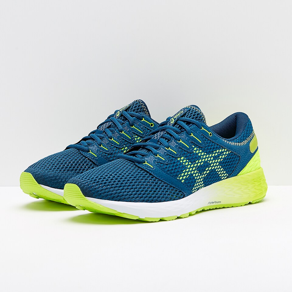 ASICS Roadhawk 2 FF - Deep Aqua/Flash Yellow - 1011A136-401 | Pro ...