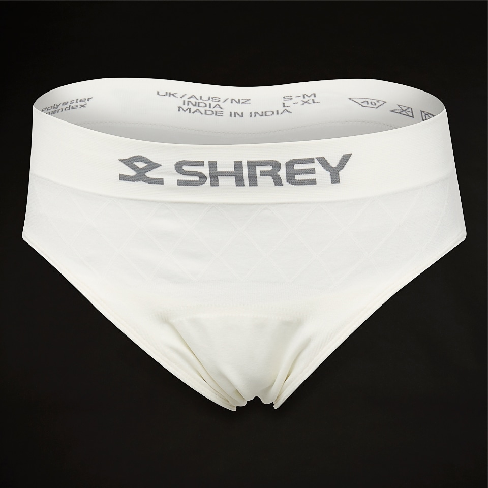 Shrey Performance Cricket Briefs - Off White - Mens Clothing