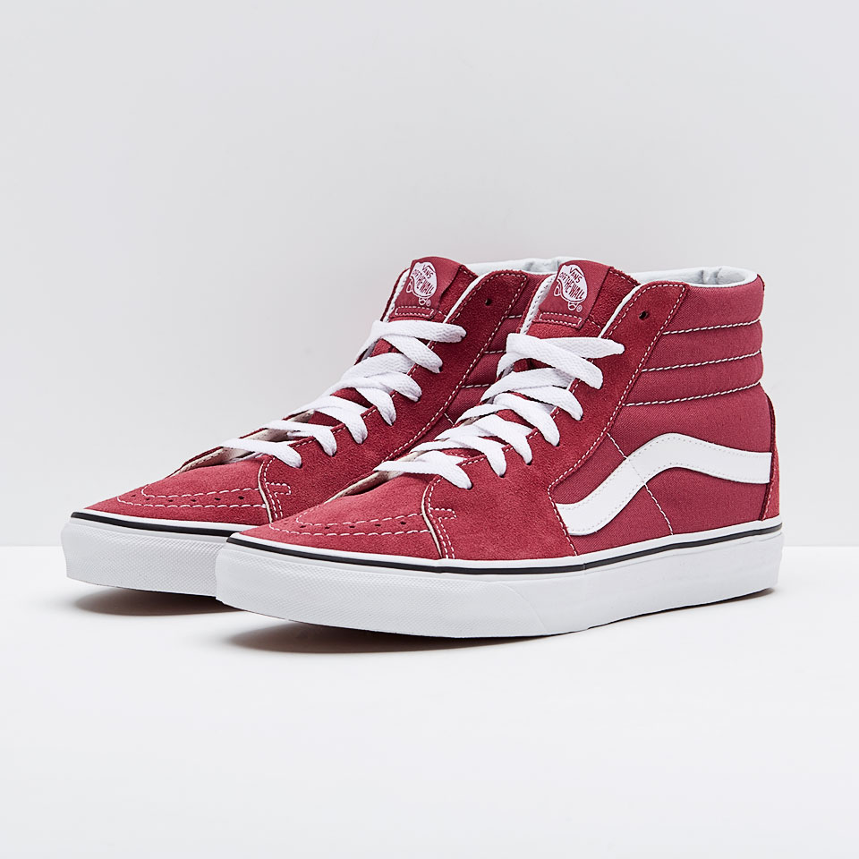 Mens Shoes - Vans Ua Sk8-Hi - Dry Rose/True White | Pro:Direct Soccer