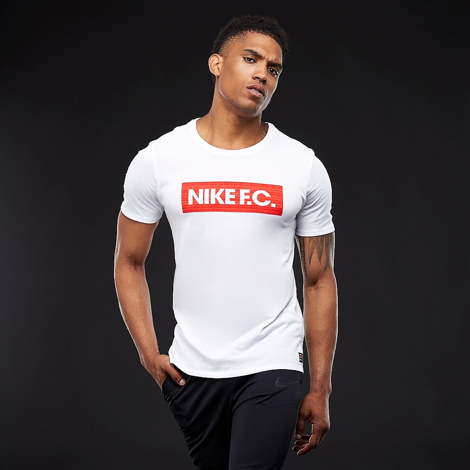Ropa para hombre - Camiseta Nike F.C. Dry Seasonal Block - Blanco | Pro ...
