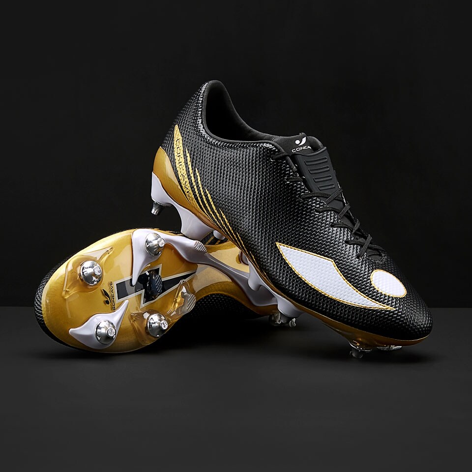 Concave Volt+ SG - Mens Boots - Soft Ground - VOPTSGBLKGOL186 - Black ...