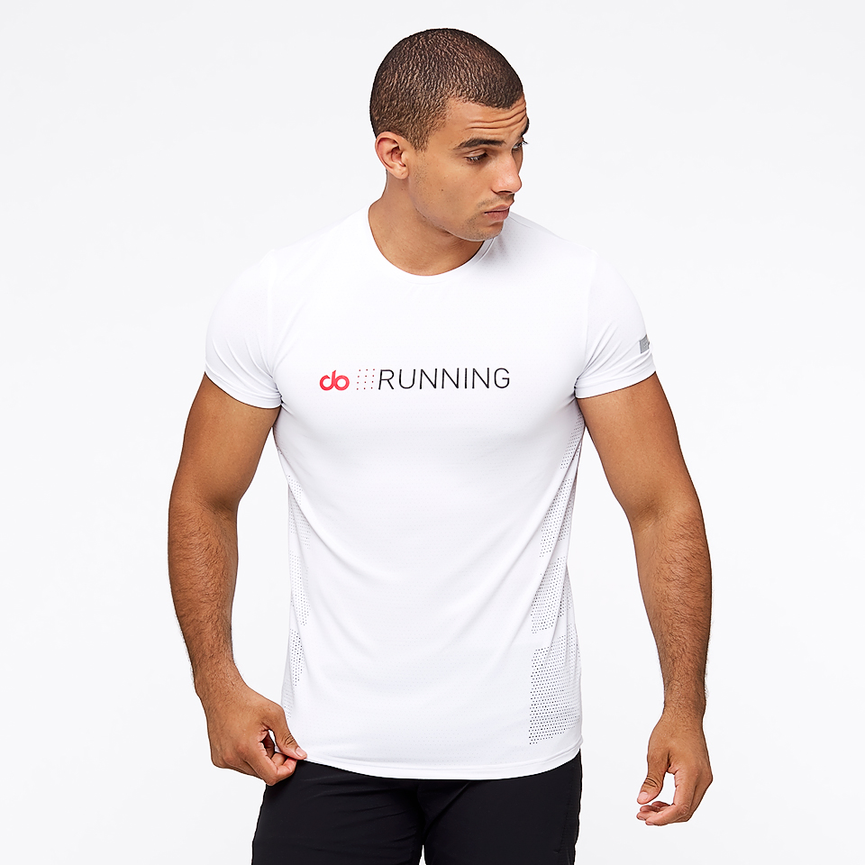 do sheer speed mens dorunning sports t-shirt - white | Pro:Direct Running