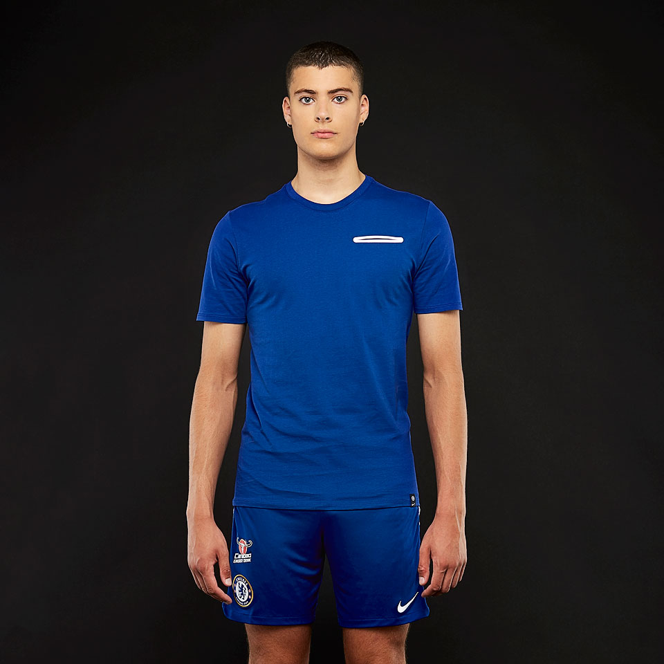 Nike Chelsea 2018/19 Travel Tee - Mens Replica - T-Shirts - Rush Blue
