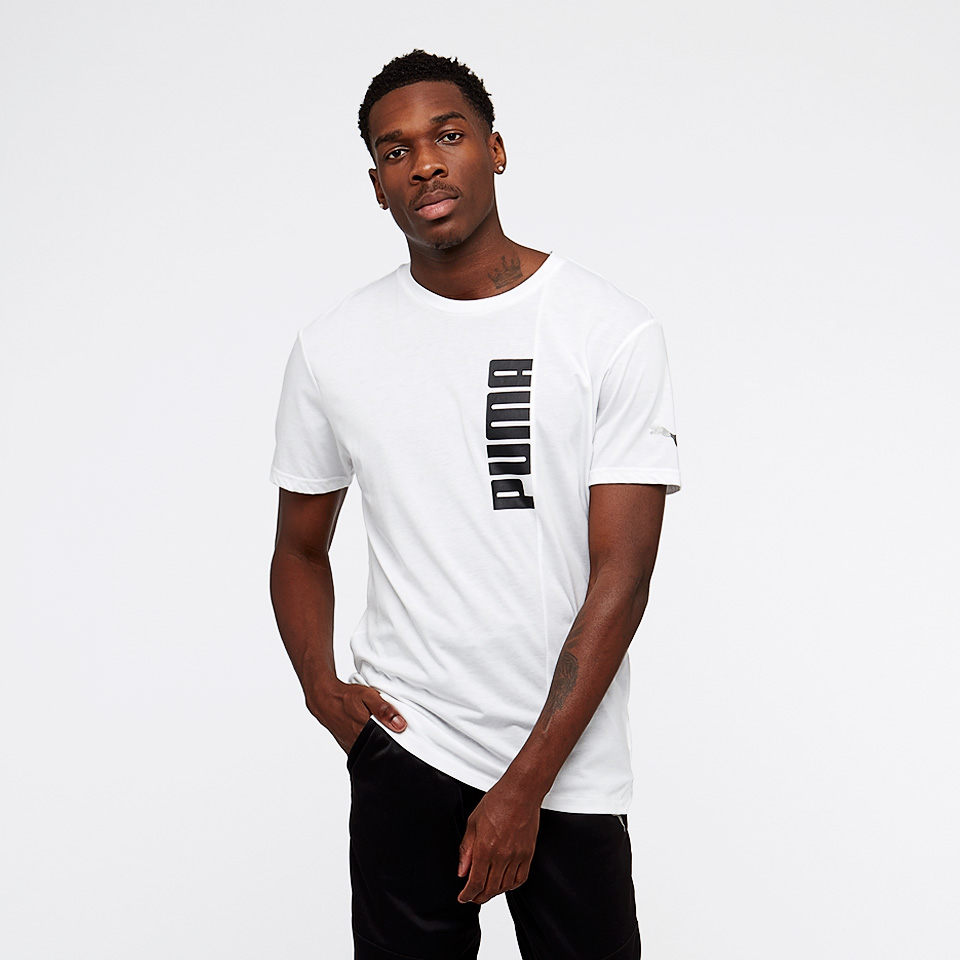 Puma Energy Triblend Graphic Tee - Puma White - Mens Clothing - T-Shirts