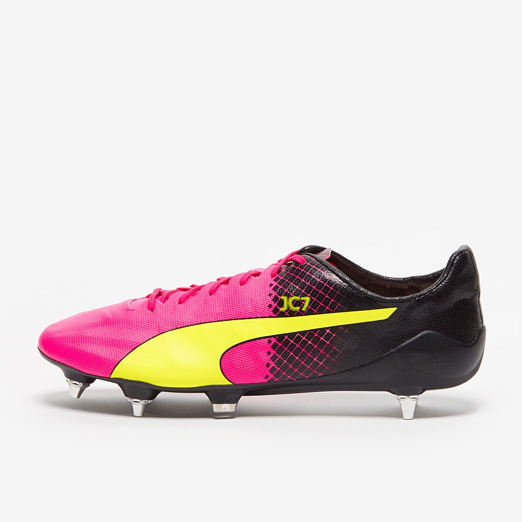 Puma evoSPEED II SL Tricks Mix SG - Mens Boots - Soft Ground - Pink Glo ...