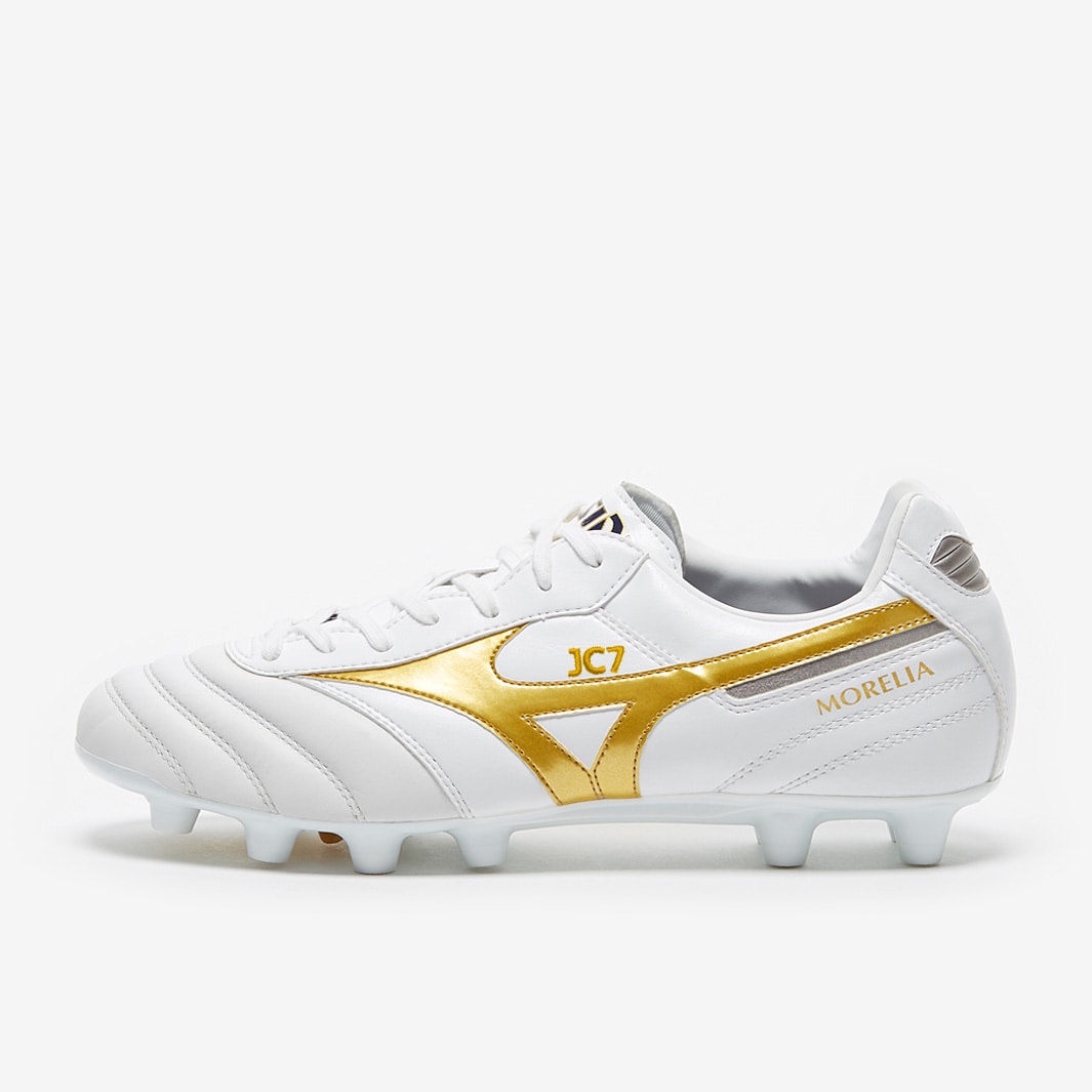 Mizuno Morelia II Pro FG - White/Gold - Firm Ground - Mens Boots