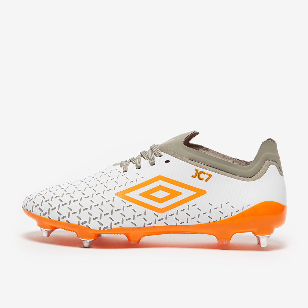 Umbro Velocita V Pro SG - White/Carrot/Frost Gray - Soft Ground - Mens ...