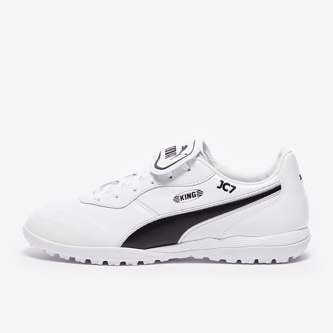 Puma King Top TF - White/Black - Turf Trainer - Mens Boots