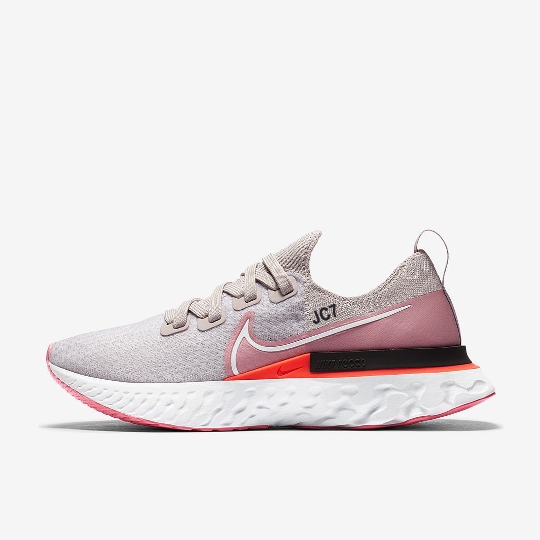 Nike Womens React Infinity Run Flyknit - Violet Ash/White-Pink Glow ...
