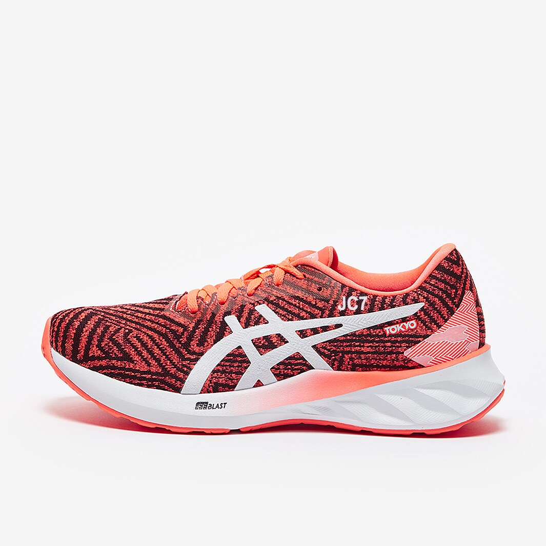 ASICS Womens Roadblast - Sunrise Red/White - Womens Shoes