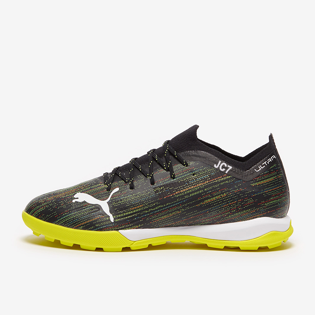 PUMA Ultra 1.2 Pro Cage - Noir/Blanc/Jaune - Terrain Indoor ...